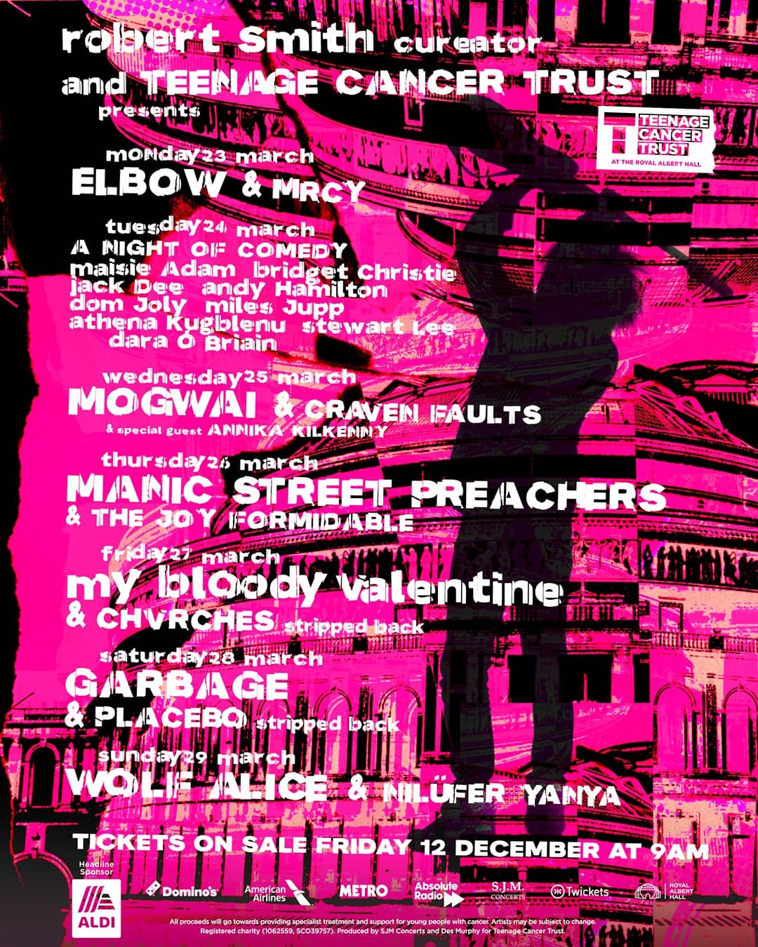 Robert Smith’s curated gig series for Teenage Cancer Trust revealed ...