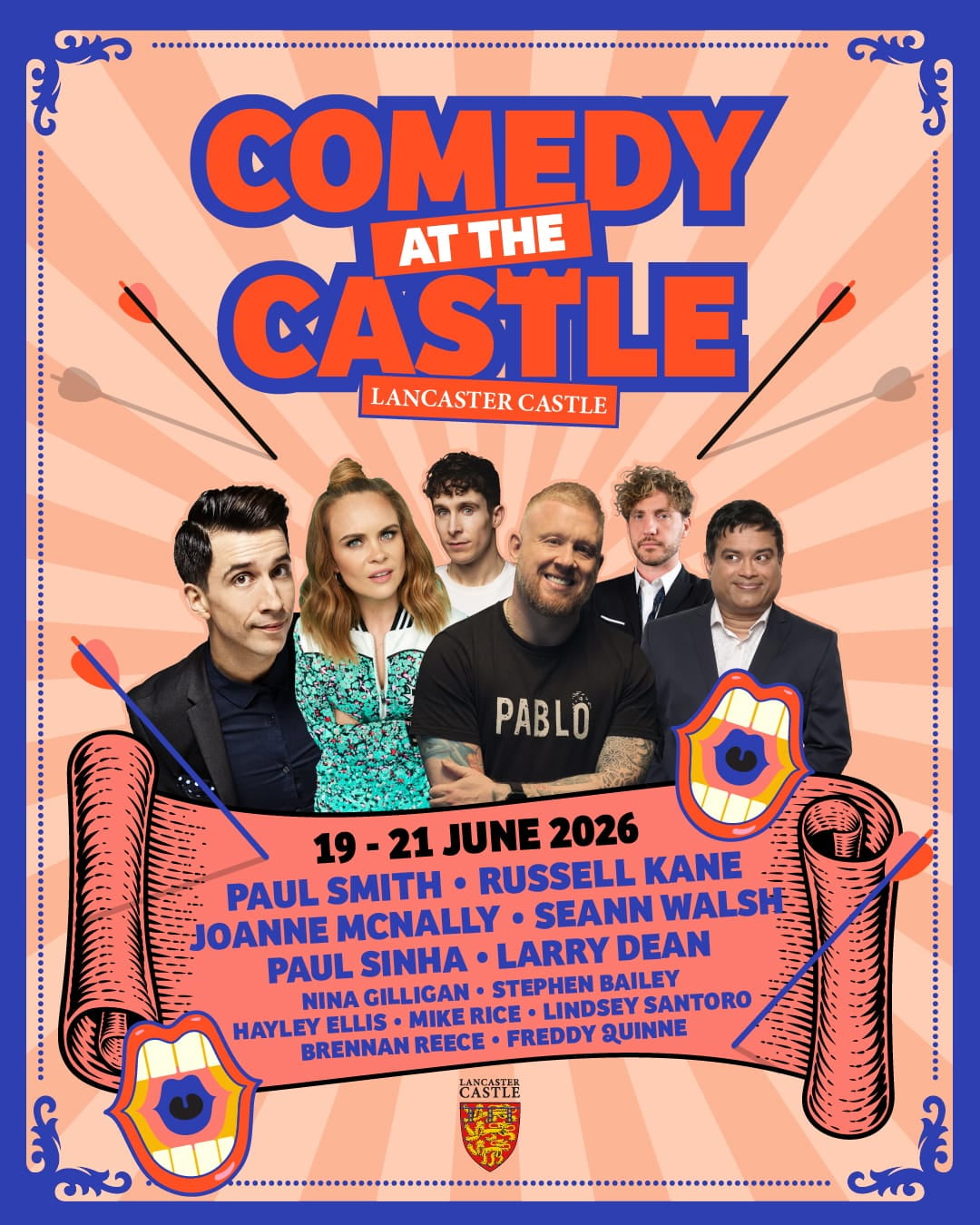 Comedy at the Castle returns for 2026 with 30 comedians & 3 UK castles ...