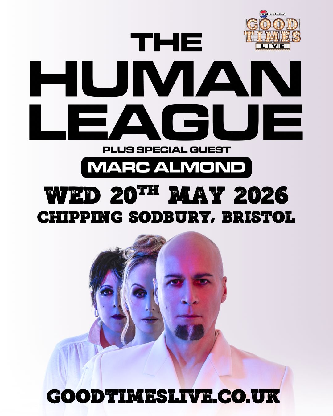The Human League to headline Wednesday night at Good Times Live 2026 ...